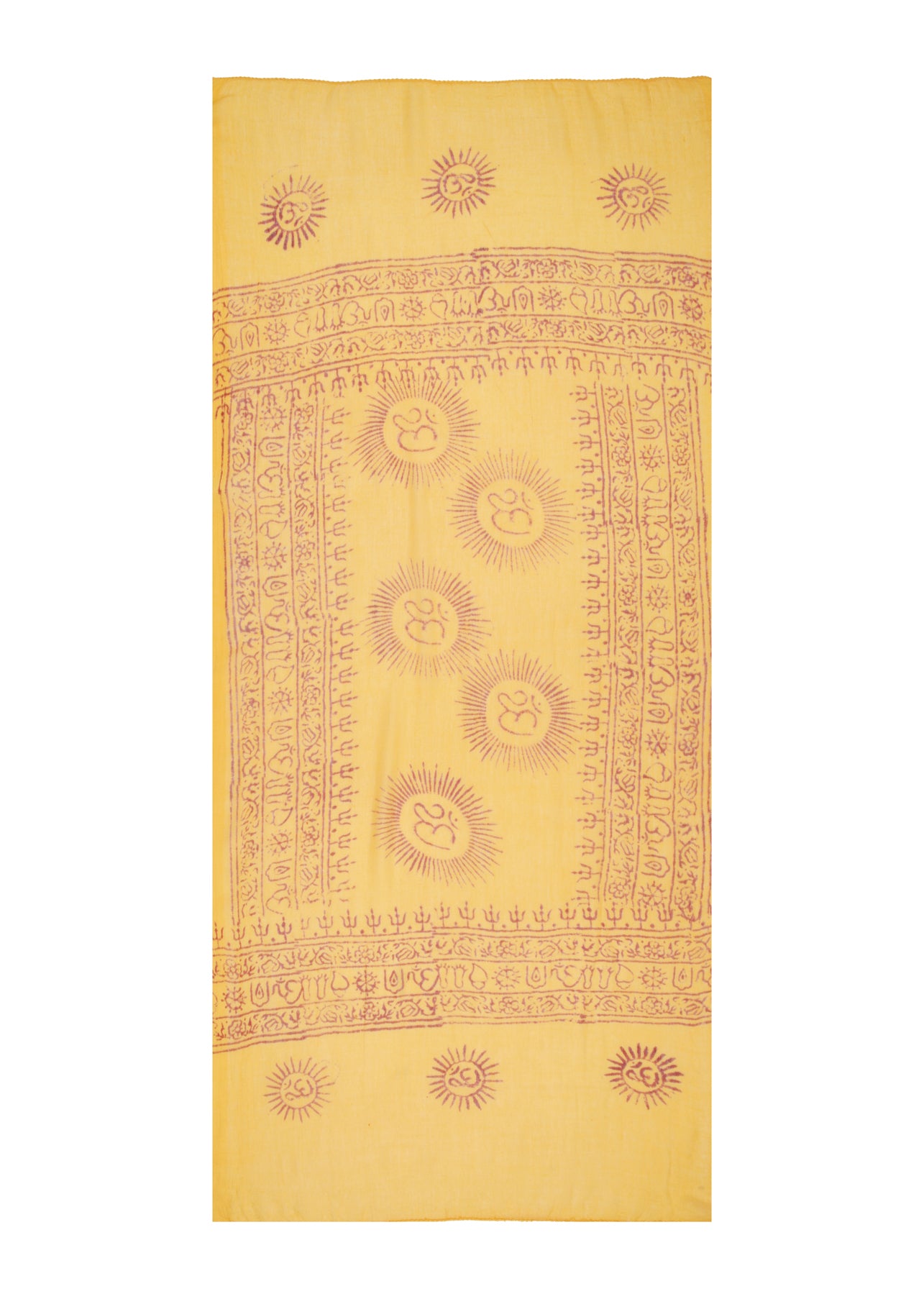 MINI OM SARONG - LEMON – Snakes and Shanti